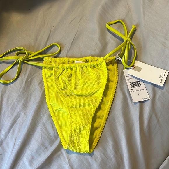 Good American | Swim | Nwt Good American Electric Yellow Bikini Bottoms ...